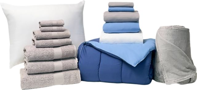 Essential 17pc Twin XL Bundle in Navy Light Blue - SHIPS 8/1 FOR IN ...